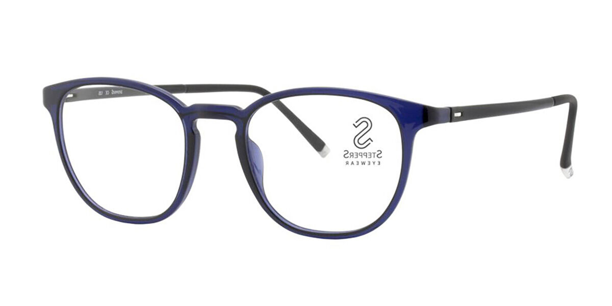 Stepper STS-30046 F500 Glasses Transparent Blue | VisionDirect Australia