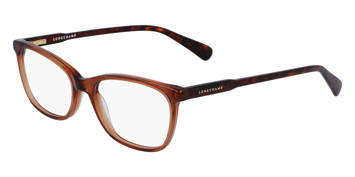 Longchamp LO2708 200 Glasses Transparent Brown | VisionDirect Australia