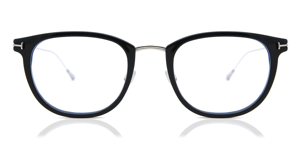 Tom Ford FT5612-B Blue-Light Block 090 Eyeglasses in Shiny Blue ...