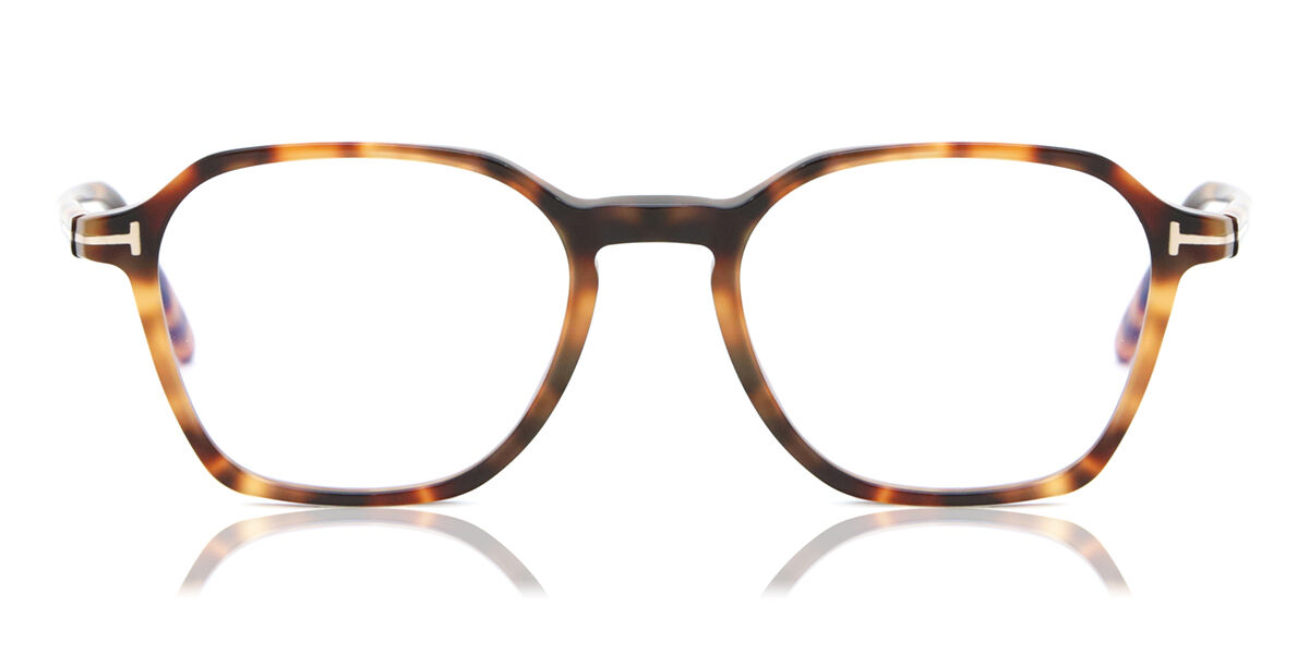 Tom Ford FT5804-B Blue-Light Block 053 Glasses Tortoise ...