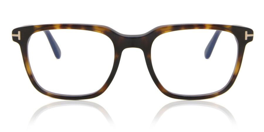 Tom Ford FT5818-B Blue-Light Block 052 Glasses Tortoise ...