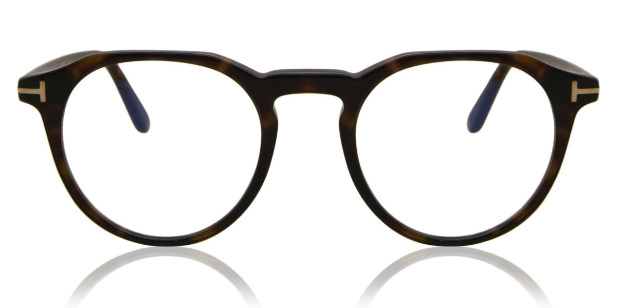 Tom Ford FT5833-B Blue-Light Block 052 Glasses Dark Tortoise ...