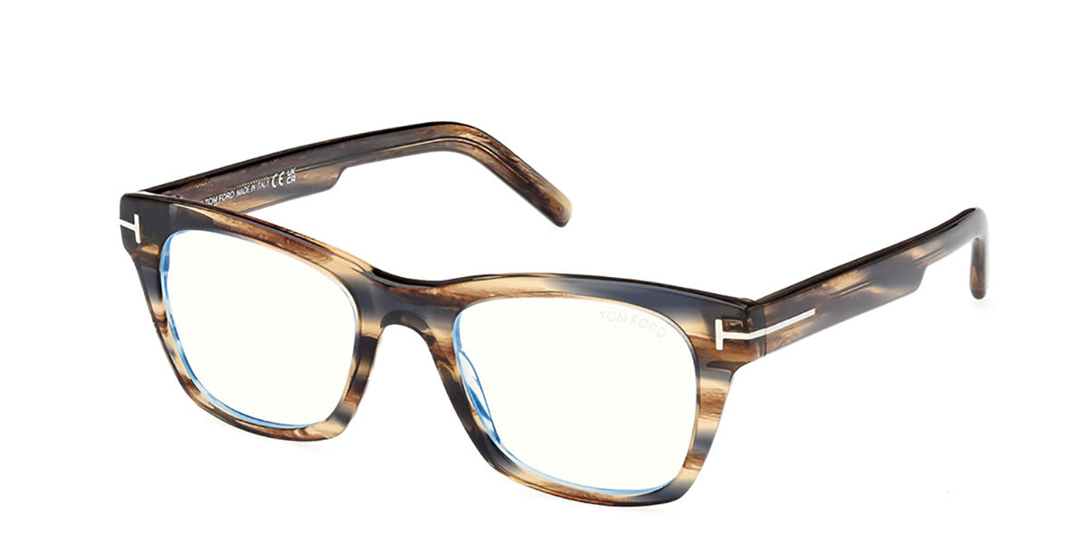 Tom Ford FT5886-B Blue-Light Block 045 Eyeglasses in Transparent ...
