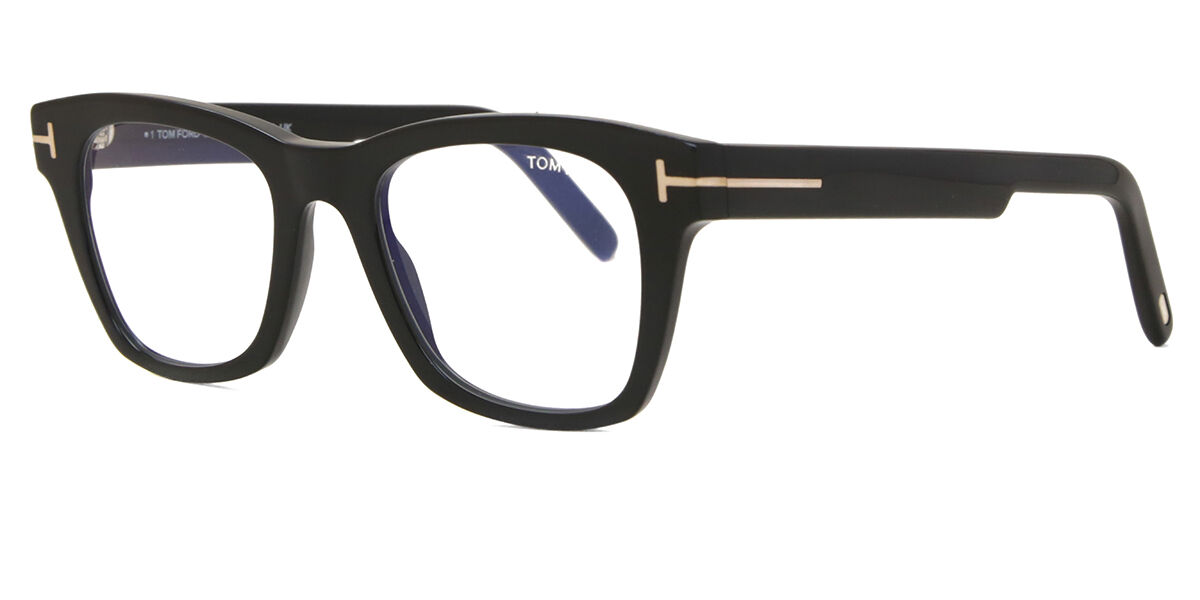 Tom Ford FT5886-B Blue-Light Block 001 Eyeglasses in Shiny Black ...