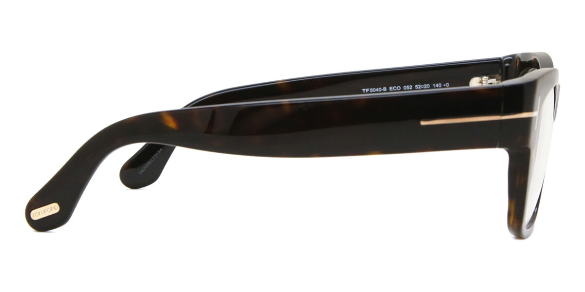 Tom Ford FT5040-B 052 Blue-Light Block Square Dark Tortoise Eyeglasses ...