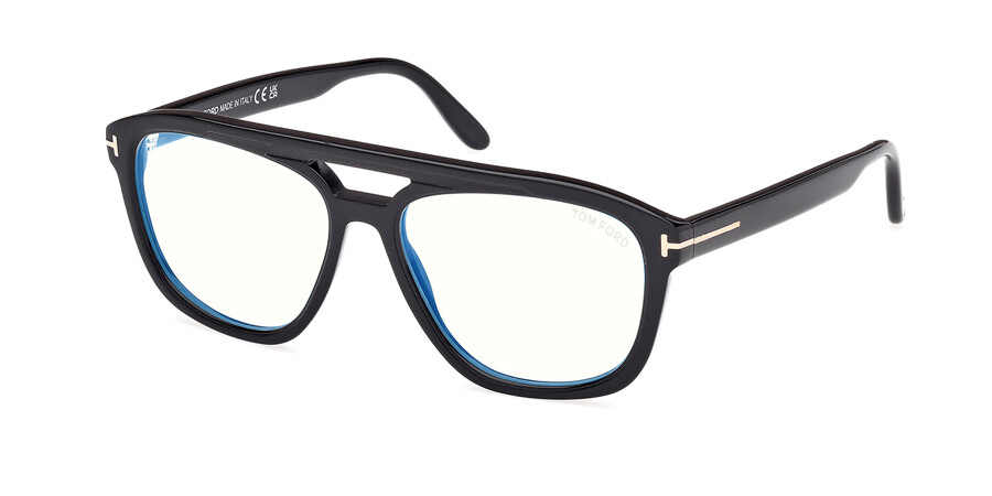 Tom Ford FT6024-B 001 Blue-Light Block glasses | Buy online now ...