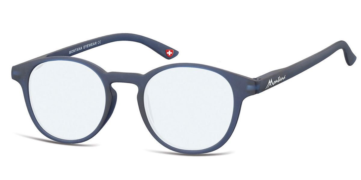 Lunettes Montana Readers BLF52 Blue-Light Block BLF52A Transparent Blue ...