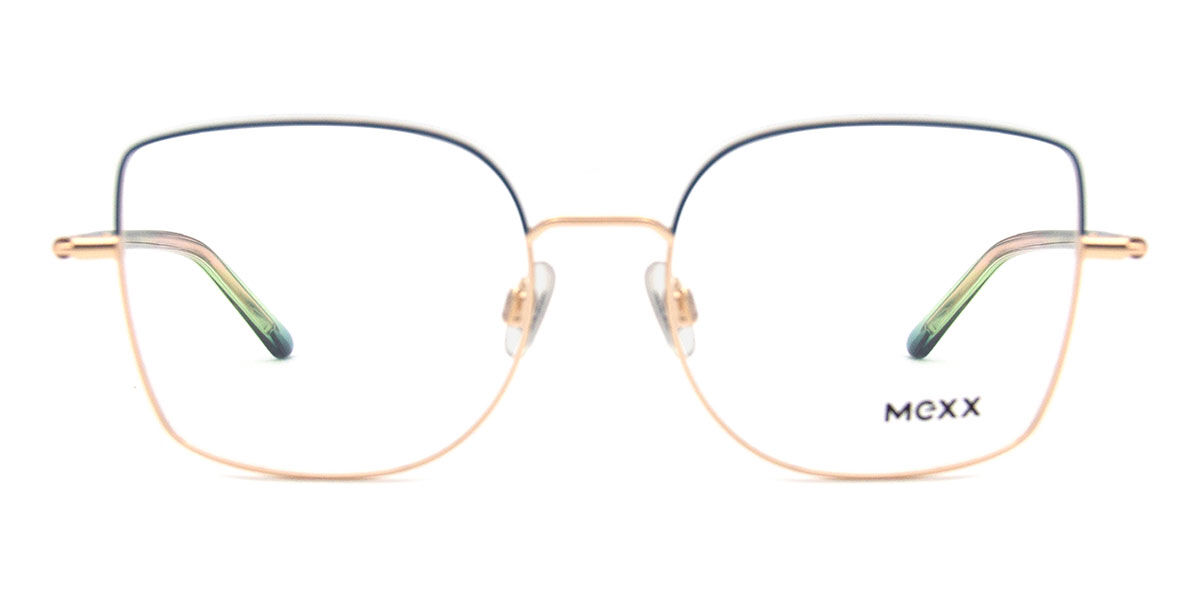 Lunettes 2807 Turquoise Blue Matte Rose Gold | EasyLunettes