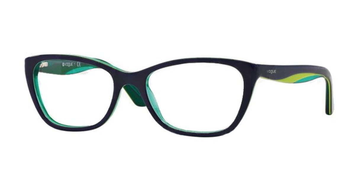 Vogue Eyewear VO2961 Rainbow 2311 Eyeglasses in Blue/Yellow ...