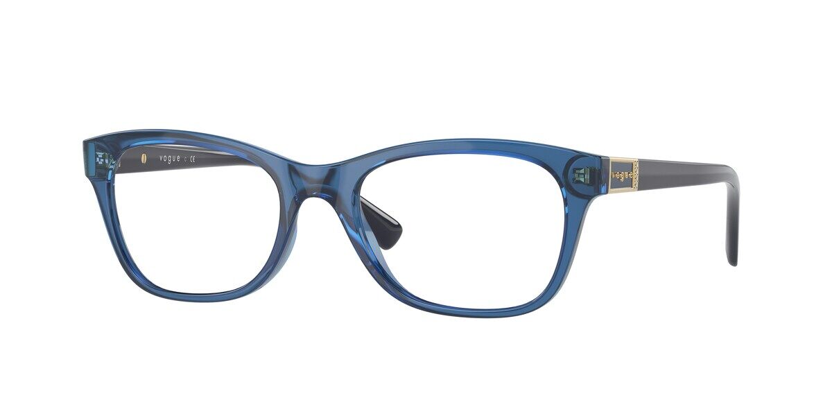 Vogue Eyewear VO5424B 2988 Rectangle Transparent Light Blue Eyeglasses ...