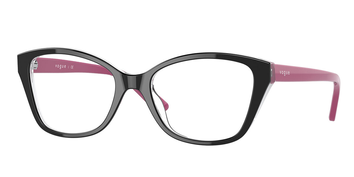 Vogue Eyewear VY2010 Kids W827 Glasses Black On Clear | SmartBuyGlasses Canada