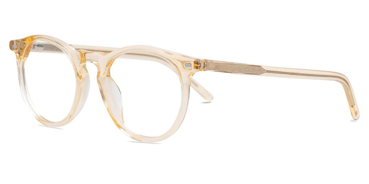 Christopher Cloos Paloma Blue-Light Block Champagne Eyeglasses in ...