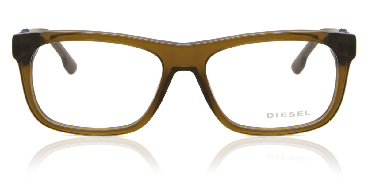 Diesel DL5107 048 Eyeglasses in Transparent Brown | SmartBuyGlasses USA
