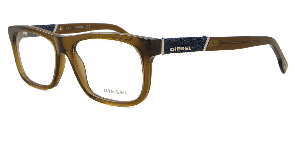Diesel DL5107 048 Eyeglasses in Transparent Brown | SmartBuyGlasses USA