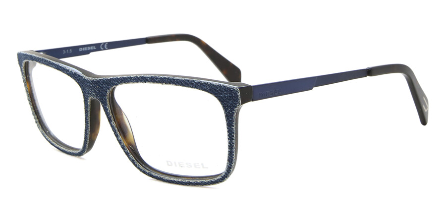 Diesel DL5153 056 Eyeglasses in Blue | SmartBuyGlasses USA