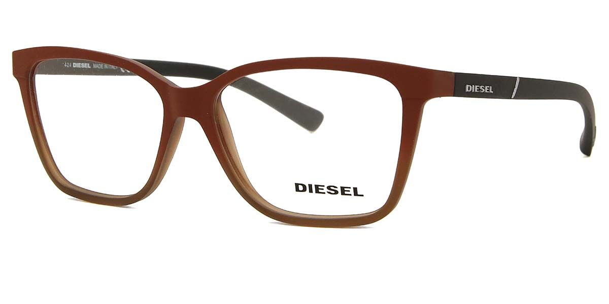 Diesel DL5178 050 Eyeglasses in Dark Brown | SmartBuyGlasses USA