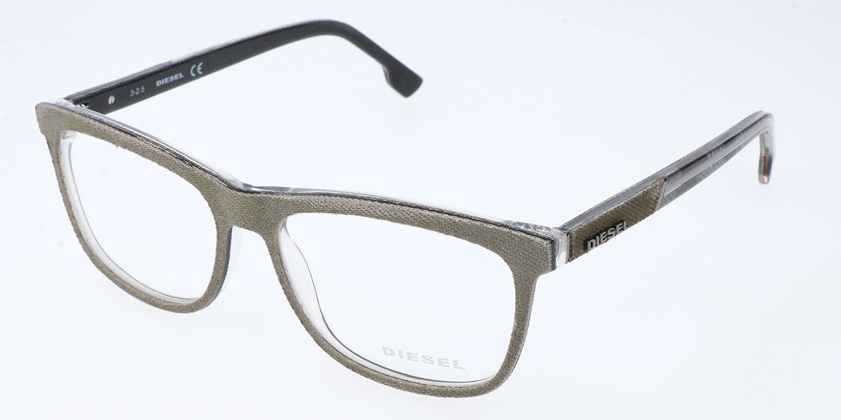 Diesel DL5191 098 Square Grey Eyeglasses | SmartBuyGlasses Canada
