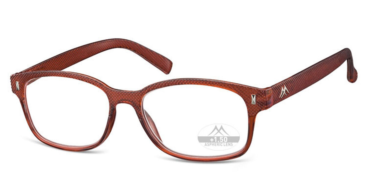 SmartBuy Readers MR88 MR88C メガネ - Transparent Dark Brown ...