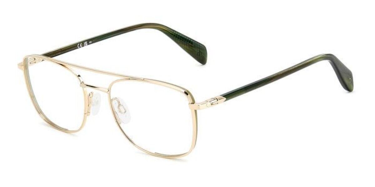 Rag & Bone RNB7058/G Asian Fit PEF Eyeglasses in Gold | SmartBuyGlasses USA