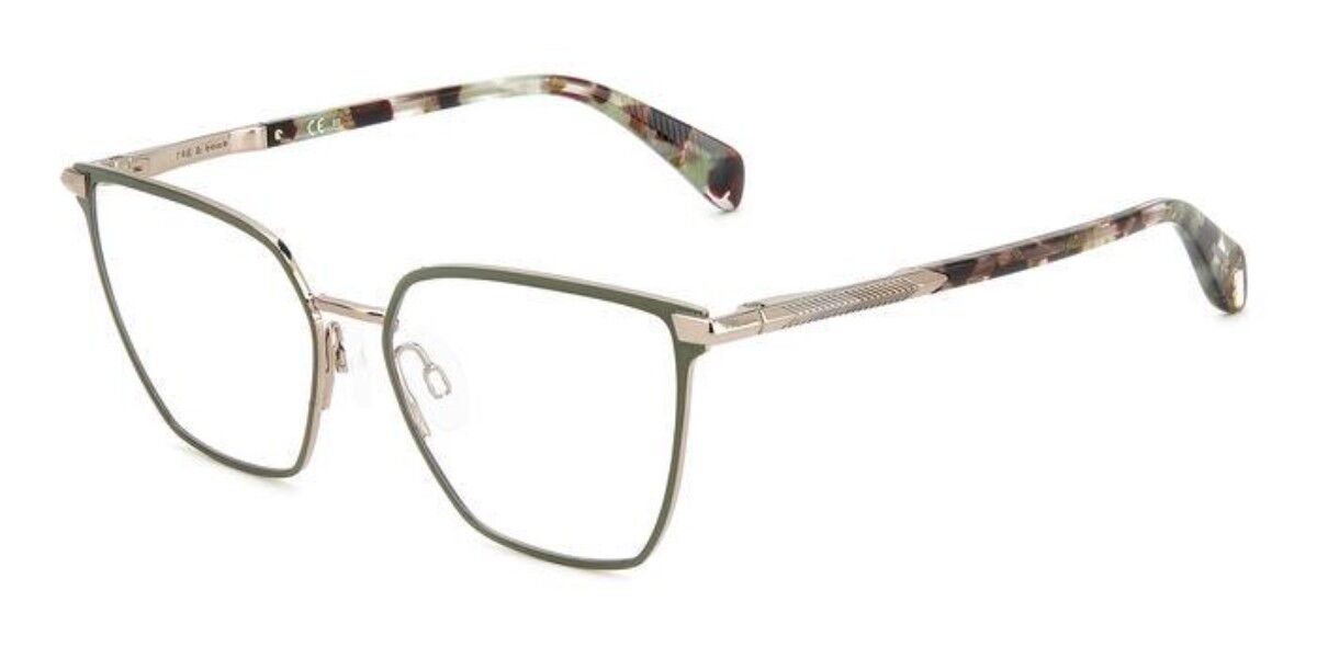 Rag & Bone RNB3064/G 1ED Glasses Green On Pale Gold | VisionDirect ...