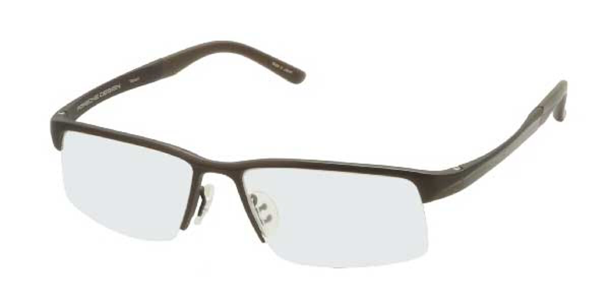 Porsche Design P8166 B Eyeglasses in Brown | SmartBuyGlasses USA