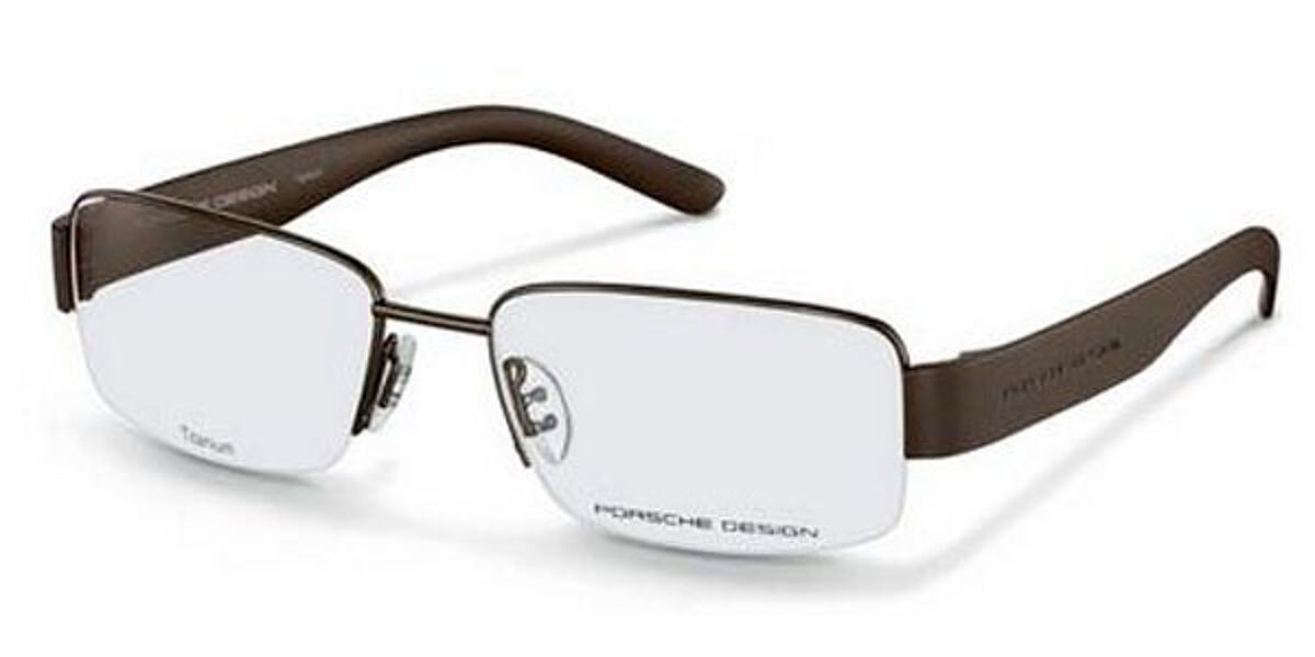 Porsche Design P8203 D Eyeglasses in Chocolate Brown | SmartBuyGlasses USA