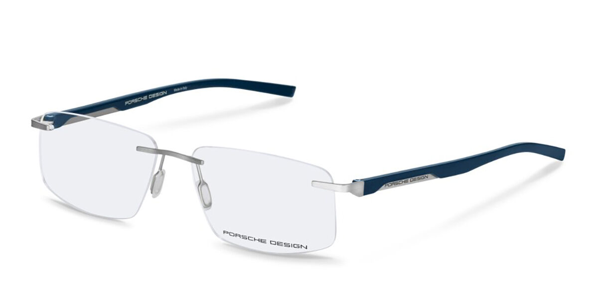 Porsche Design P8748 B0S1 Rectangulaire Palladium/Blue lunettes ...