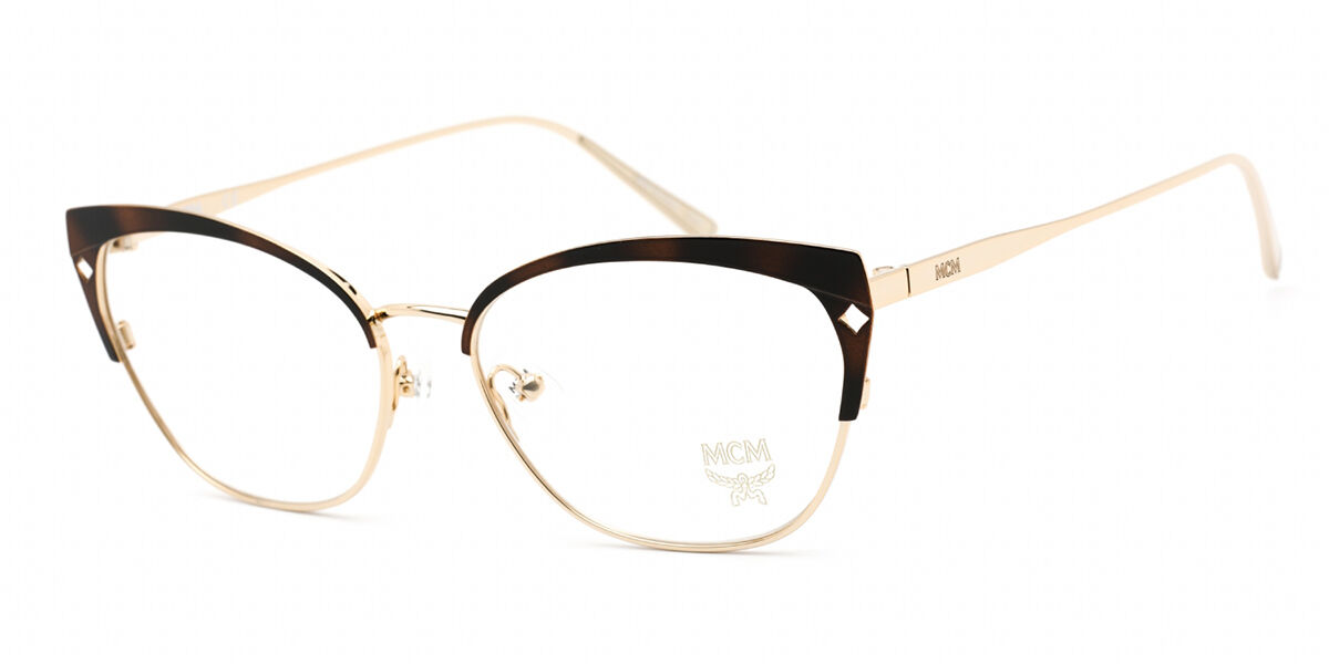MCM 2113 723 Eyeglasses in Gold Tortoise | SmartBuyGlasses USA
