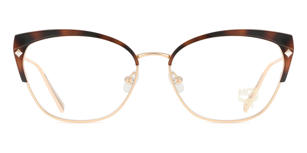 MCM 2113 723 Eyeglasses in Gold Tortoise | SmartBuyGlasses USA