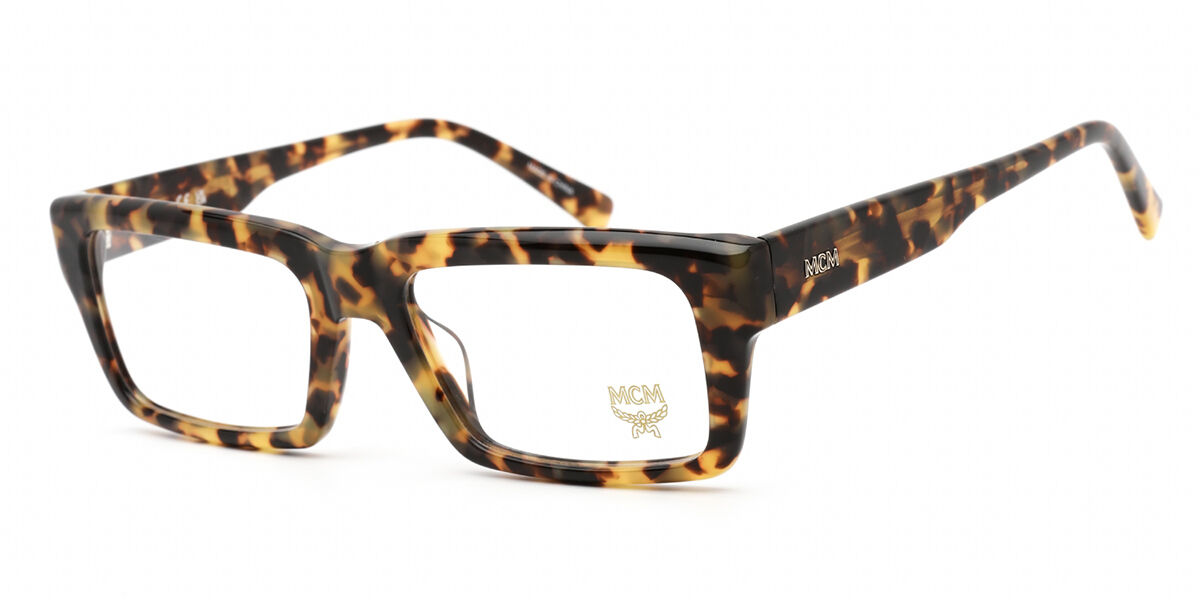 MCM 2711 214 Eyeglasses in Yellow Tortoise | SmartBuyGlasses USA