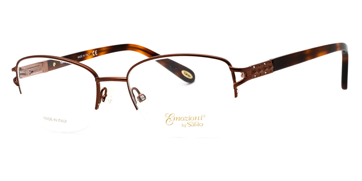 Emozioni EM 4391 009Q Eyeglasses in Brown | SmartBuyGlasses USA