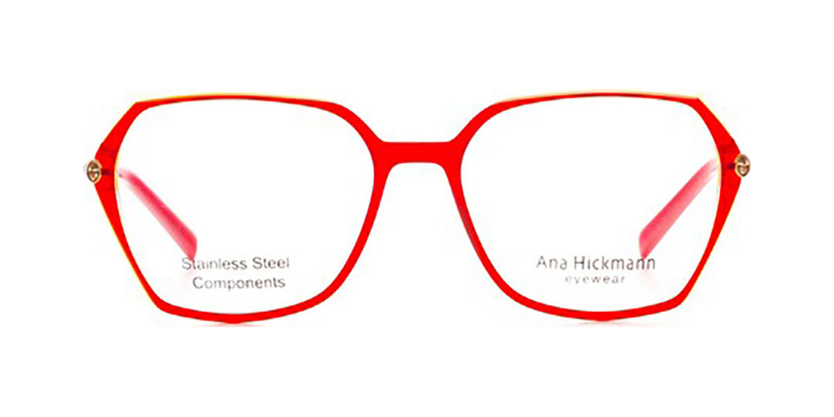 Ana Hickmann AH6425 H01 Glasses Red | VisionDirect Australia