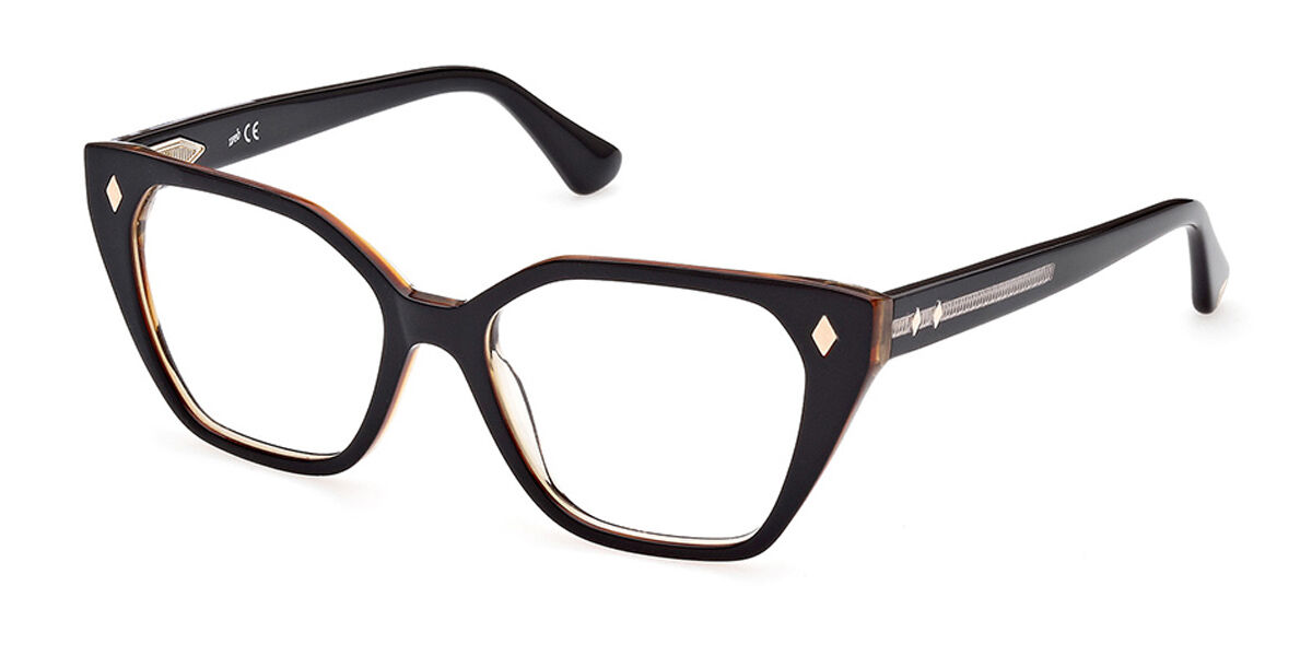 Web WE 5385 005 Glasses Black | VisionDirect Australia