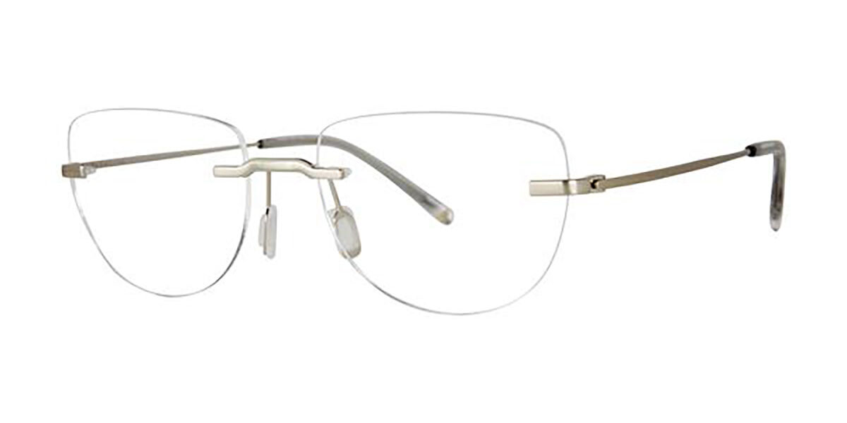 Paradigm Hoffman Silver Oval Silver Eyeglasses | Vision Direct Australia