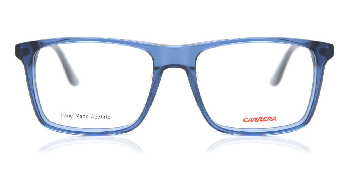 Carrera 5545/V R6S Eyeglasses in Transparent Blue | SmartBuyGlasses USA