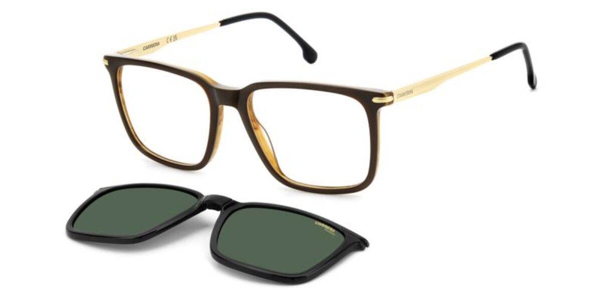 Carrera CA 357/C with Clip-On Polarized EX4/UC Glasses Dark Brown On ...