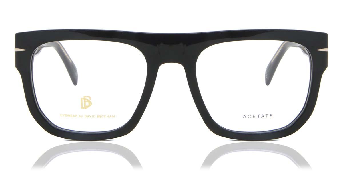 David Beckham DB 7052 37N Eyeglasses in Black Horn | SmartBuyGlasses USA