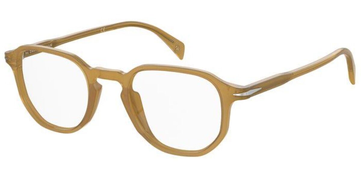 David Beckham DB 1140 FMP Eyeglasses in Frosted Ochre Brown ...