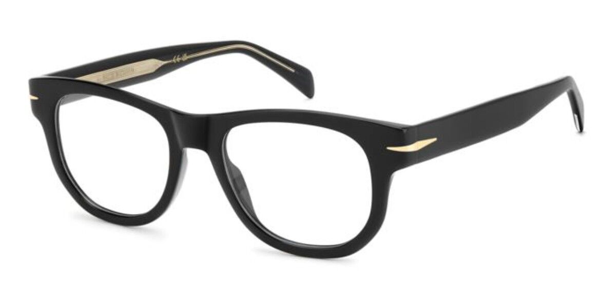 David Beckham DB 7164 807 Square Black Frame Eyeglasses ...