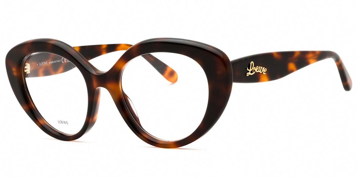Loewe LW50088I 052 Cat Eye Dark Tortoise Frame Eyeglasses ...