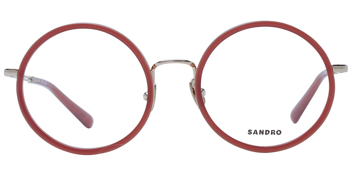 Sandro SD2033 202 Glasses Brick Red/Gold | VisionDirect Australia