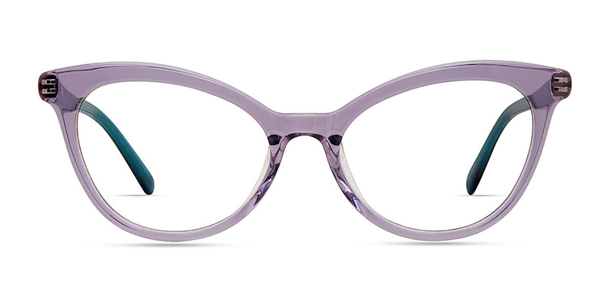 MODO 6534 Light Purple Green Glasses Transparent Grey | VisionDirect Australia