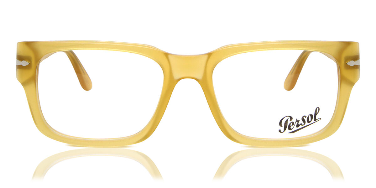 Persol PO3315V 204 Eyeglasses in Transparent Yellow | SmartBuyGlasses USA