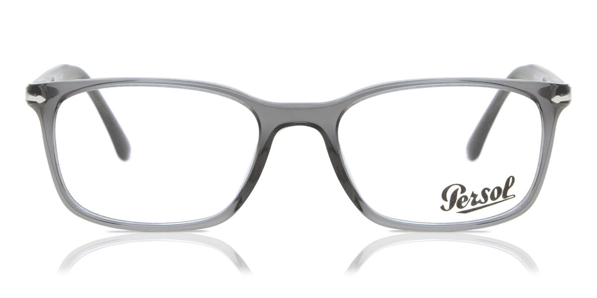 Persol PO3189V 1196 Eyeglasses in Transparent Grey | SmartBuyGlasses USA