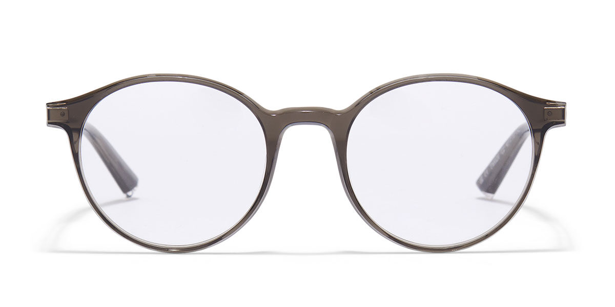 Taylor Morris TM026 C2 Round Transparent Dark Grey Frame Eyeglasses ...