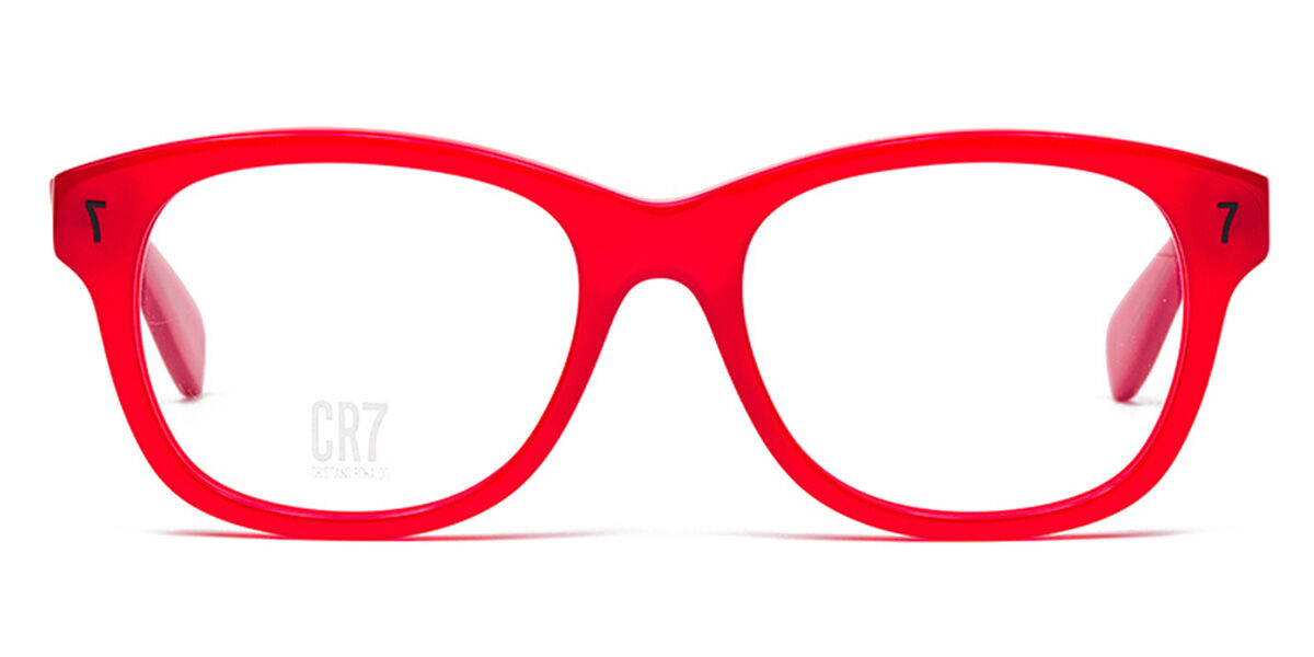 CR7 Cristiano Ronaldo BDB5004 053GLS Square Glossy Red Eyeglasses ...