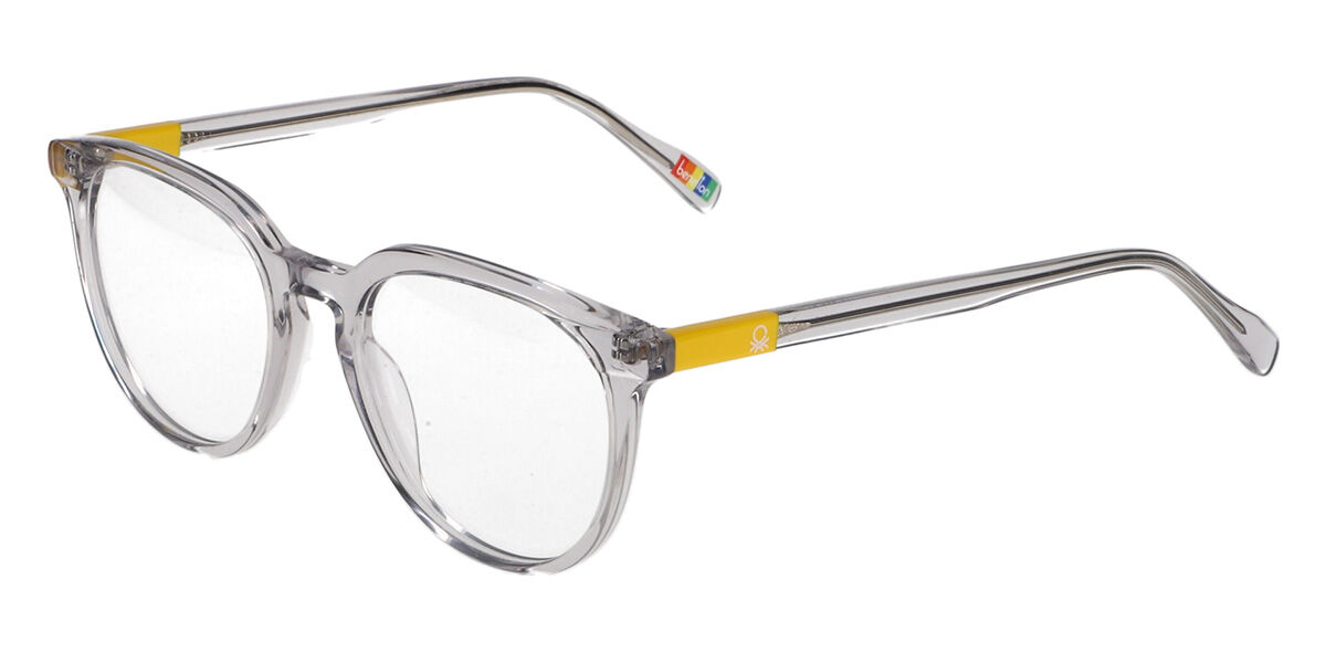United Colors of Benetton 1100 969 Eyeglasses in Transparent Grey ...