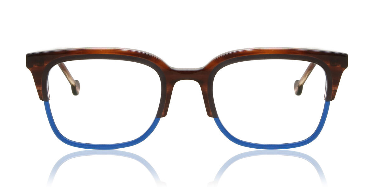 LA Eyeworks Gio 318319 Eyeglasses in Tortoise Blue | SmartBuyGlasses USA