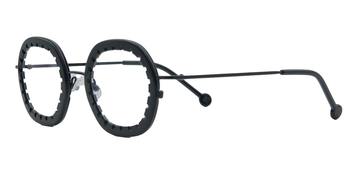LA Eyeworks MONTSERRAT 101472M Eyeglasses in Shiny Black with Black ...