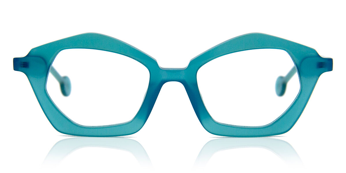 LA Eyeworks Juniper 261 Glasses Frosted Blue | SmartBuyGlasses UK